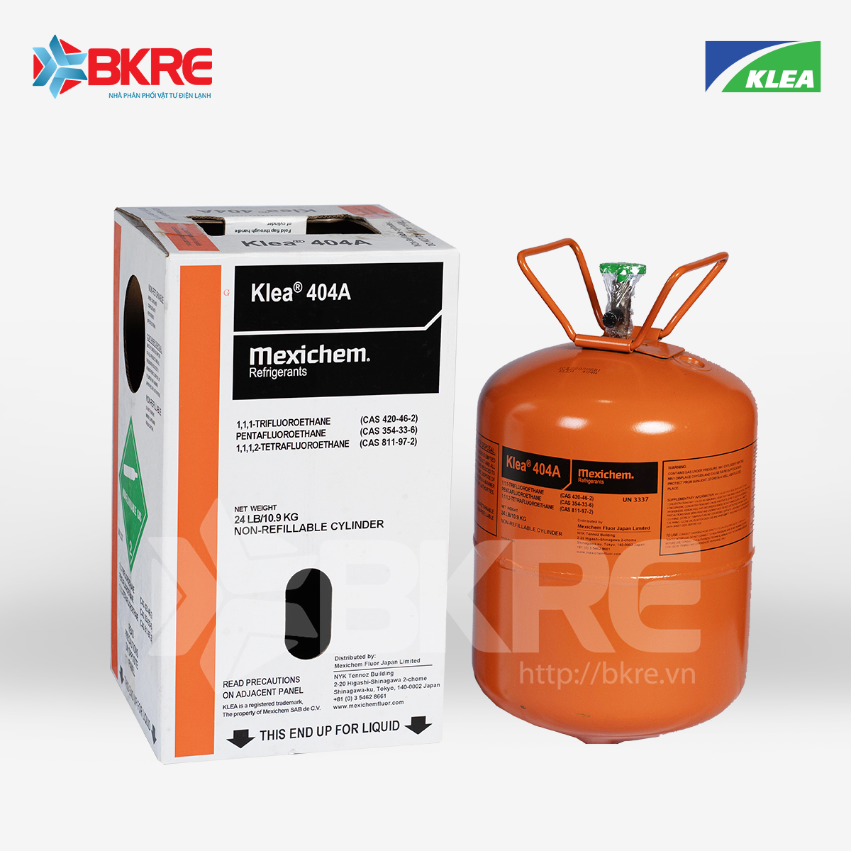 Gas lạnh R404A Klea Mexichem